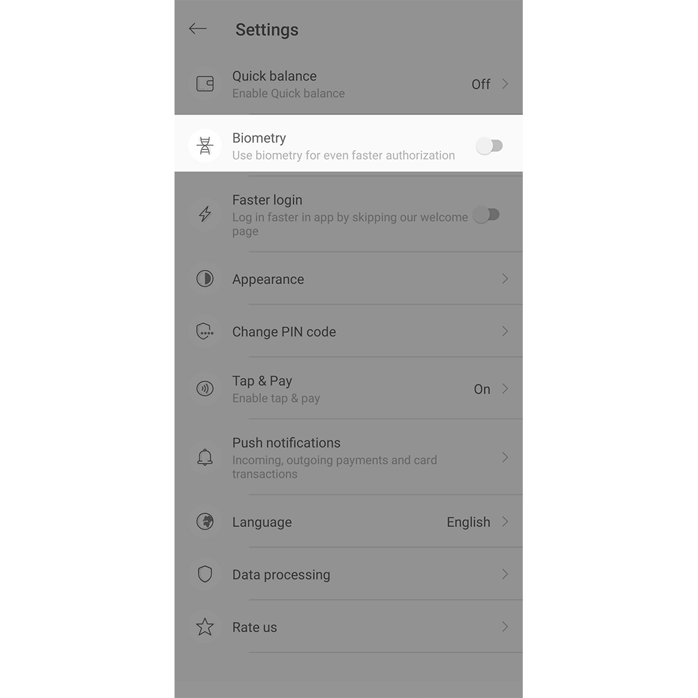How to activate biometrics on the Citadele app? | Bank Citadele